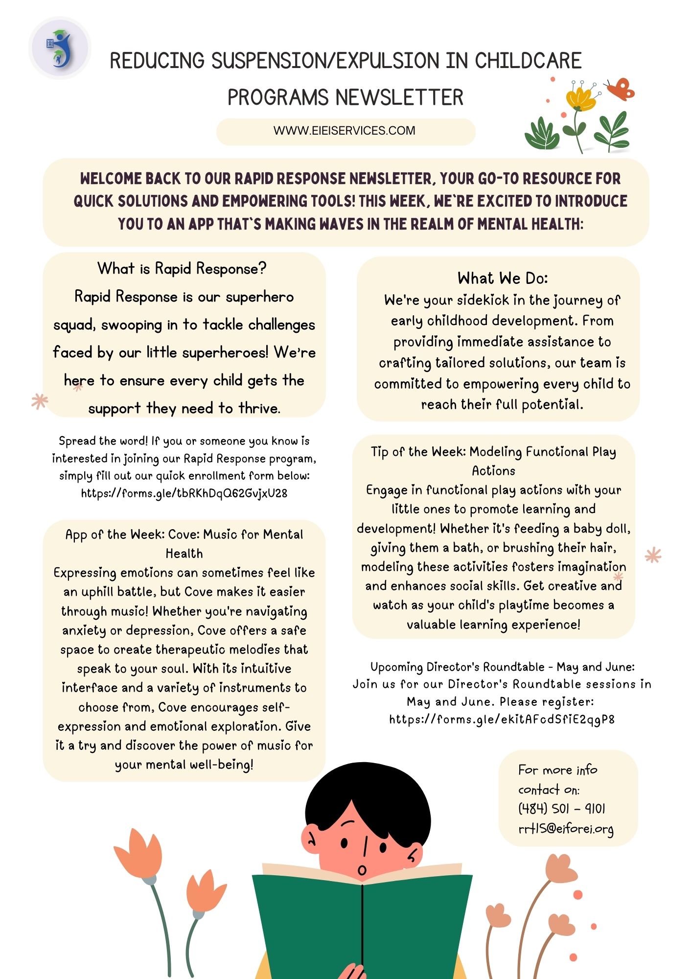 Spring Newsletter for Speech Therapy in a White Yellow Simple Style ...